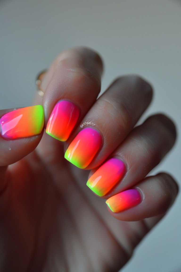 11+ Flashy Neon Nail Art To Light Up Your Look – NeedleStar